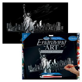 Royal Brush praskanka "Statue of Liberty"- 3 kos, Kip Svobode, srebrna