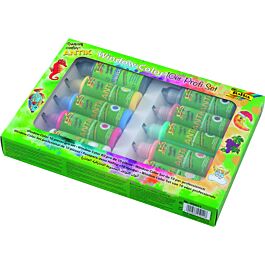 Folia lepljiva barva za steklo Funny Color ANTIK komplet (10kos ...