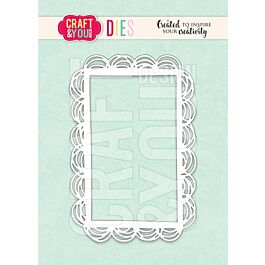 Craft & You Design rezalna šablona (1kos) - okvir risarski (Drawing Frame)