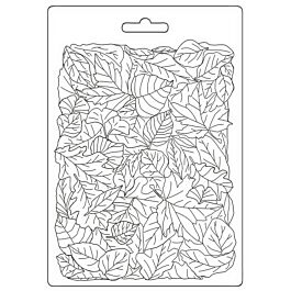 Stamperia kalup plastični Woodland Collection (A5) - vzorec listov ...